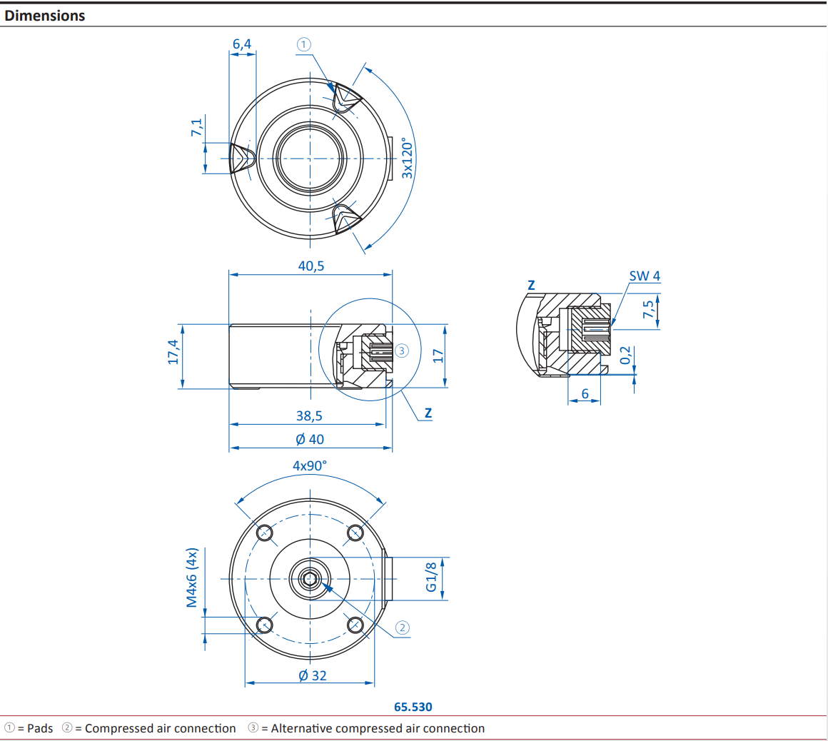 FIPA - Bernoulli vacuum cups SX-B 伯努利真空吸盤 - 昇歆科技 Cheerbright