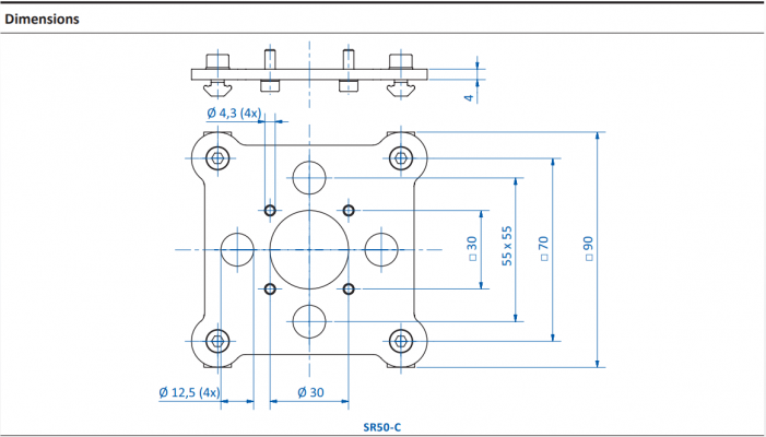 Adapter plates for round quick-changers – gripper side 機器人轉接板 - 昇歆科技有限公司