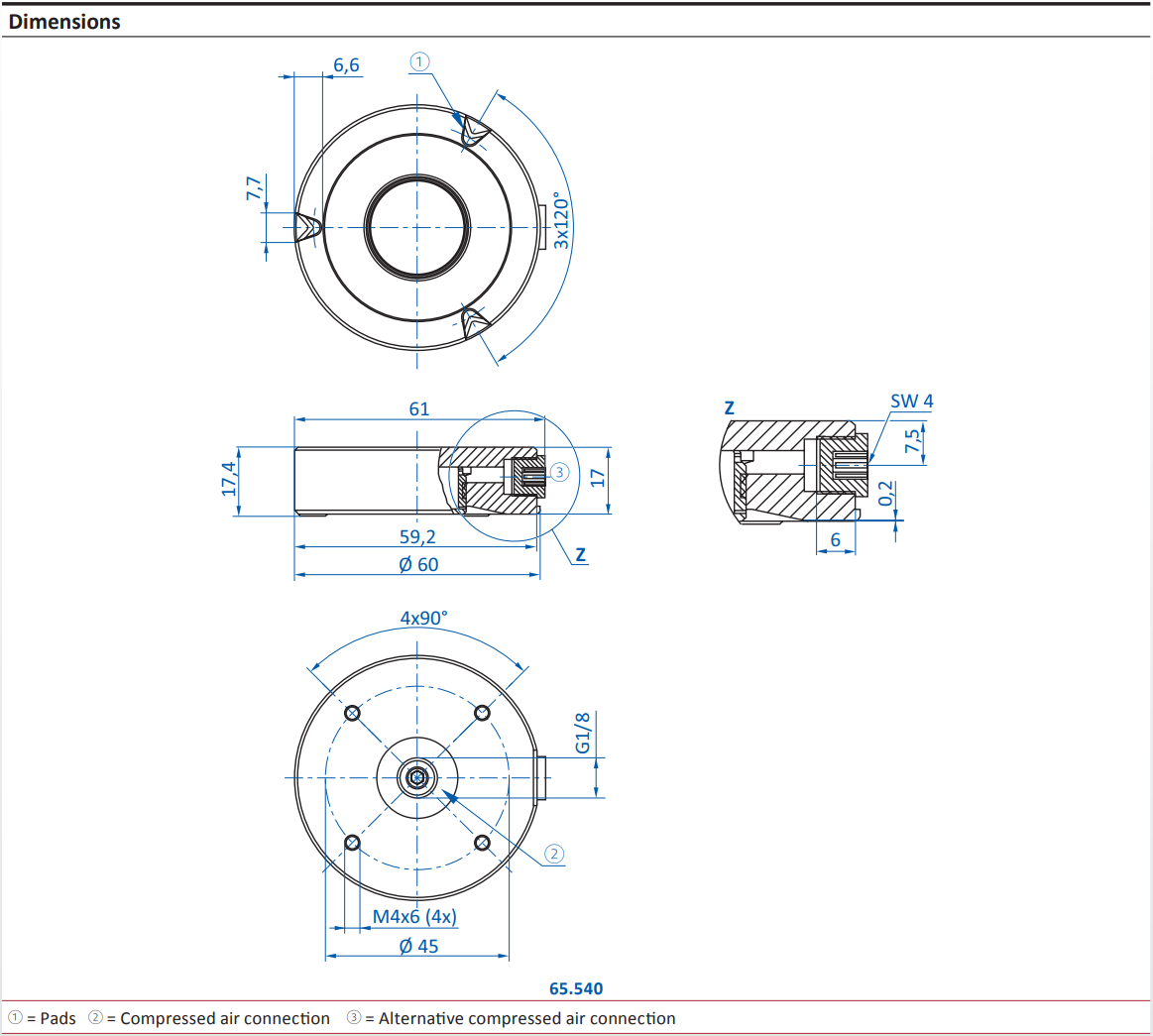 FIPA - Bernoulli vacuum cups SX-B 伯努利真空吸盤 - 昇歆科技 Cheerbright