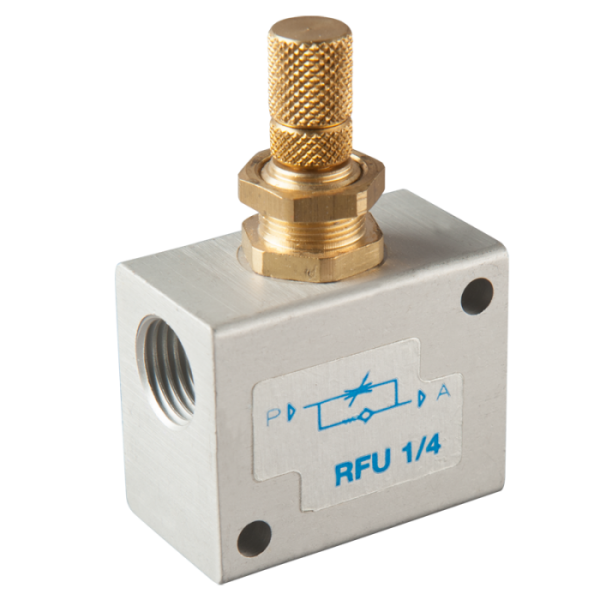 FIPA “直列”單向流量控制閥 "Inline" one-way flow control valves - 昇歆科技